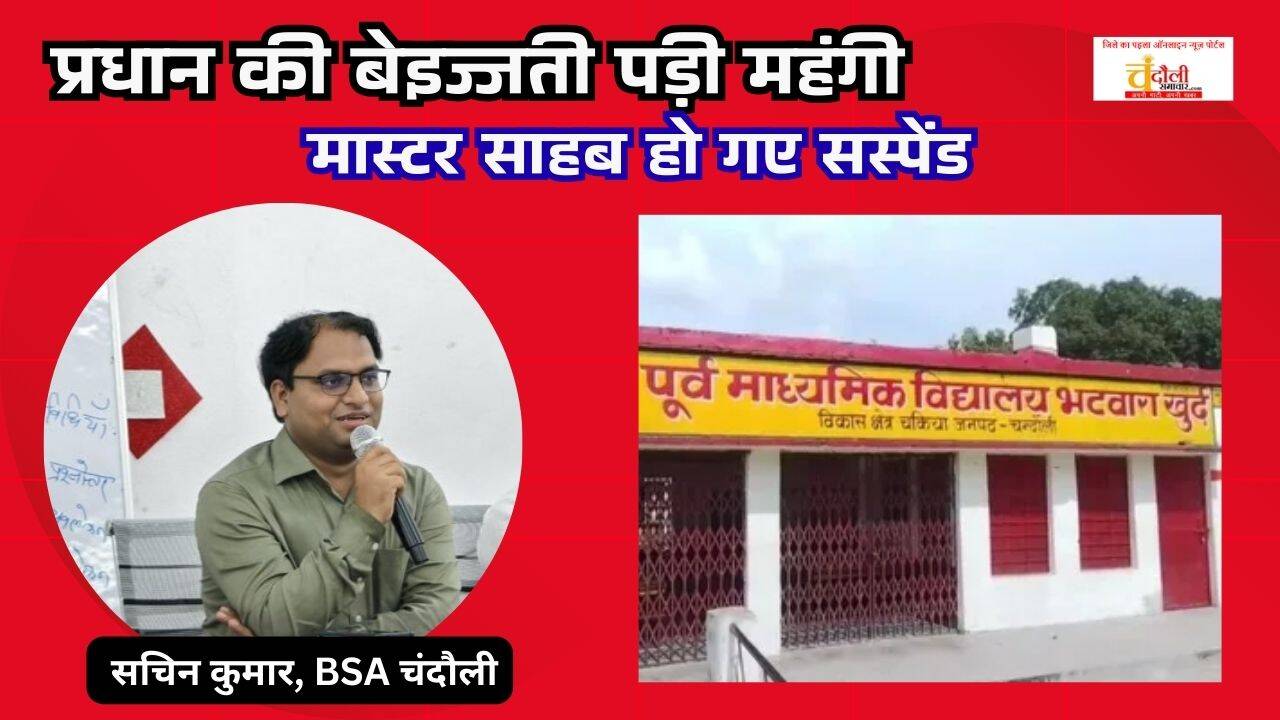 BSA ने ग्राम प्रधान से दुर्व्यवहार करने वाले शिक्षक को किया निलंबित, 15 ...